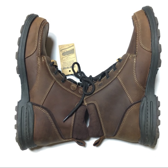Dockers | Shoes | Dockers Mens Brown Leather Work Boots Size 9m | Poshmark